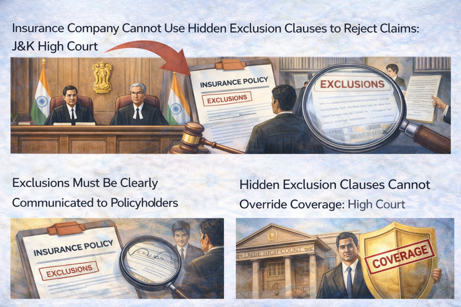 Insurance Company Cannot Use Hidden Exclusion Clauses to Reject Claims ...